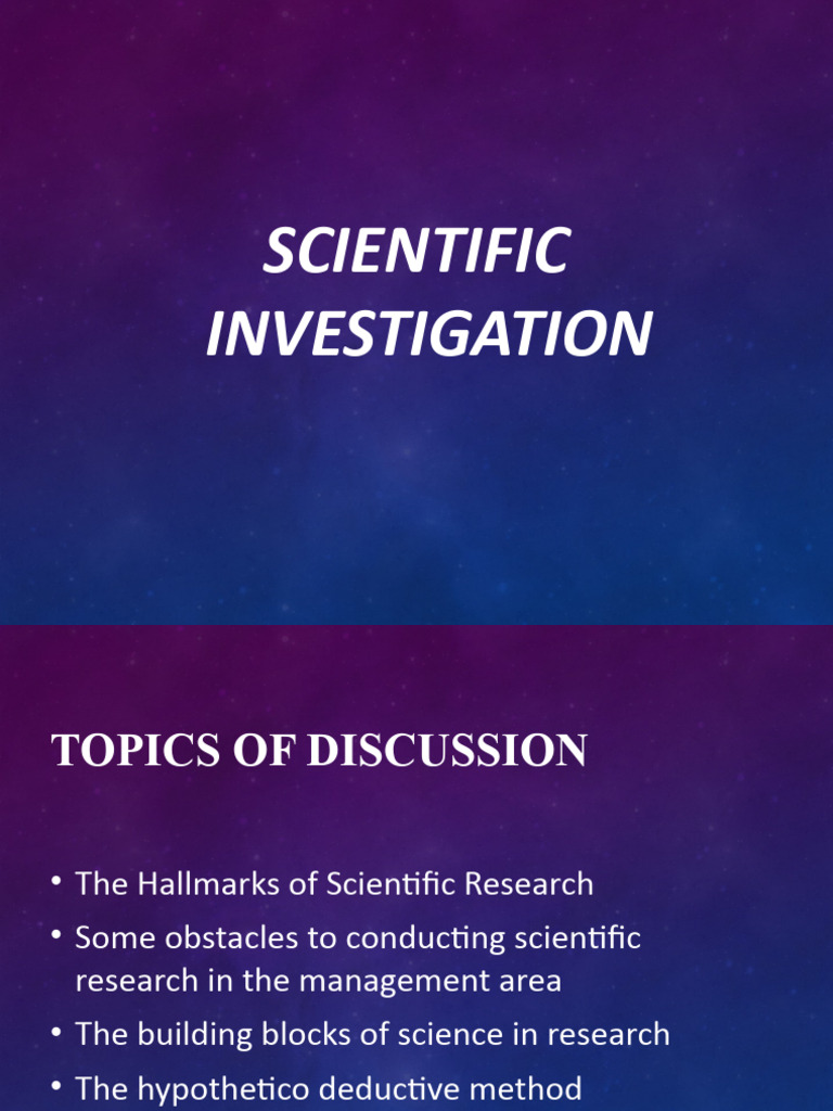 Key Aspects of Scientific Research | PDF | Hypothesis | Inductive Reasoning