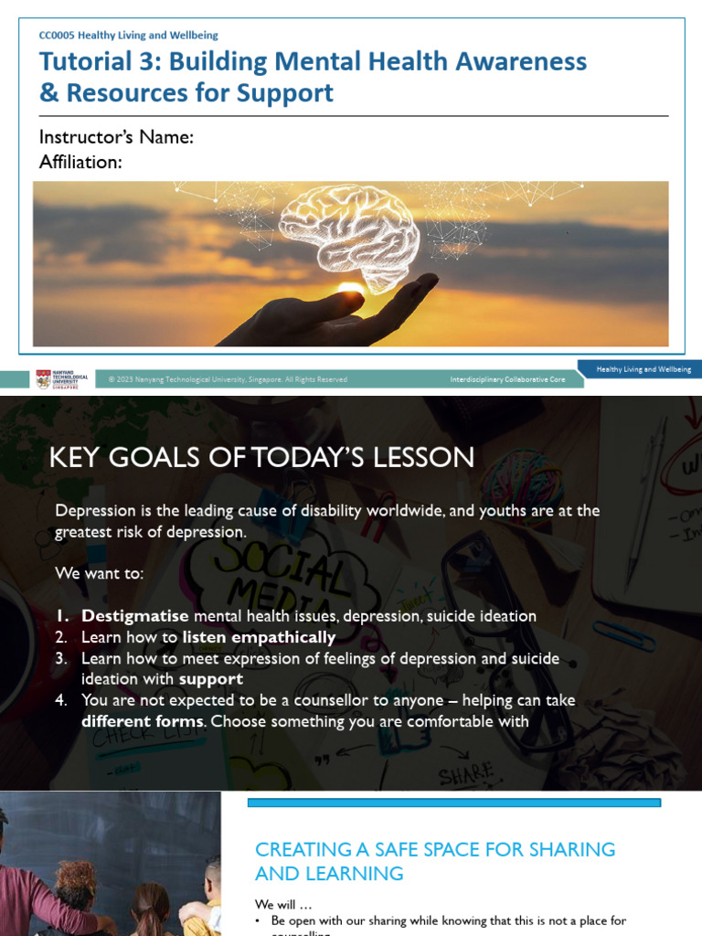 Week 3 Mental Health Awareness Resources S2a Ay23 24 29 12 23 Pdf