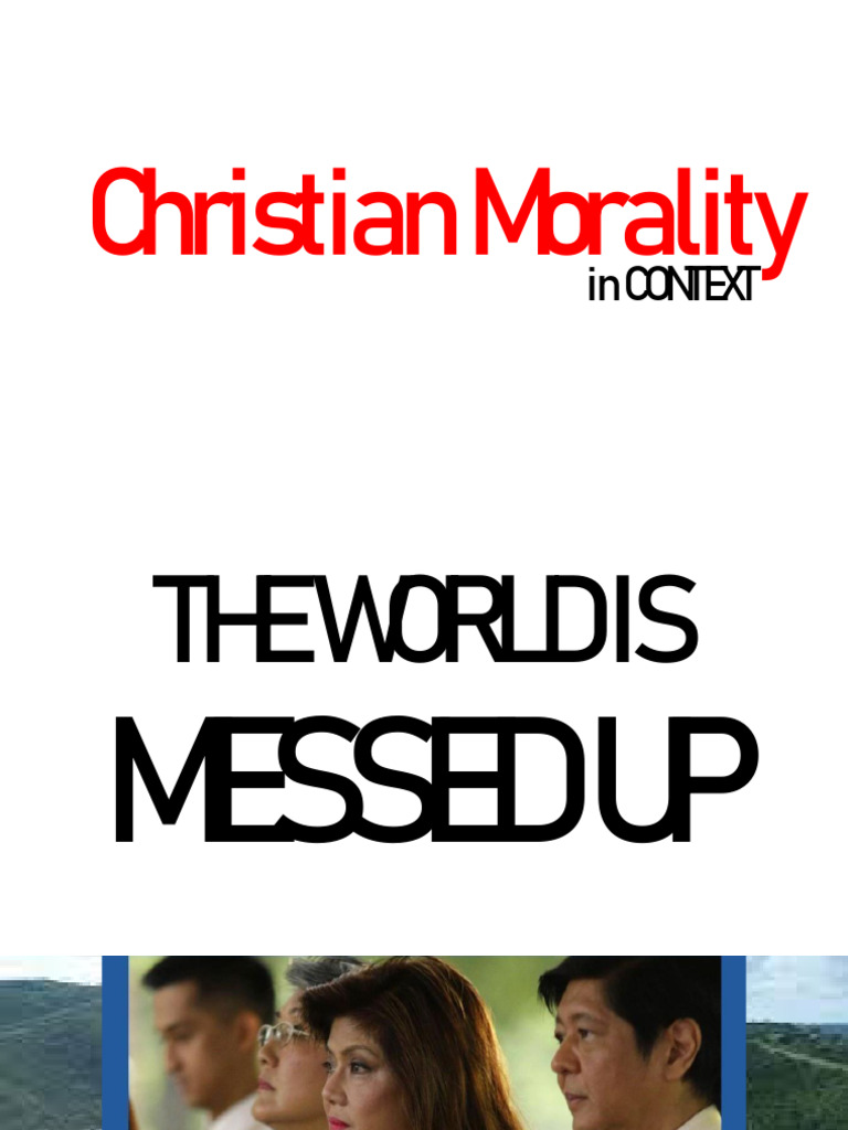 Christian Morality in Context | PDF