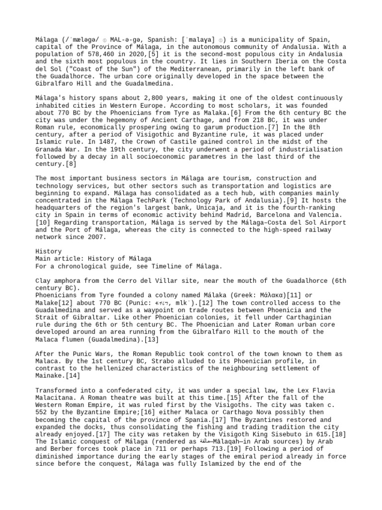 Malaga | PDF