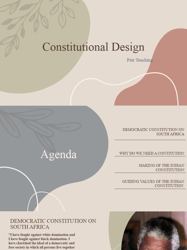 Constitutional Design | PDF | Apartheid | Government