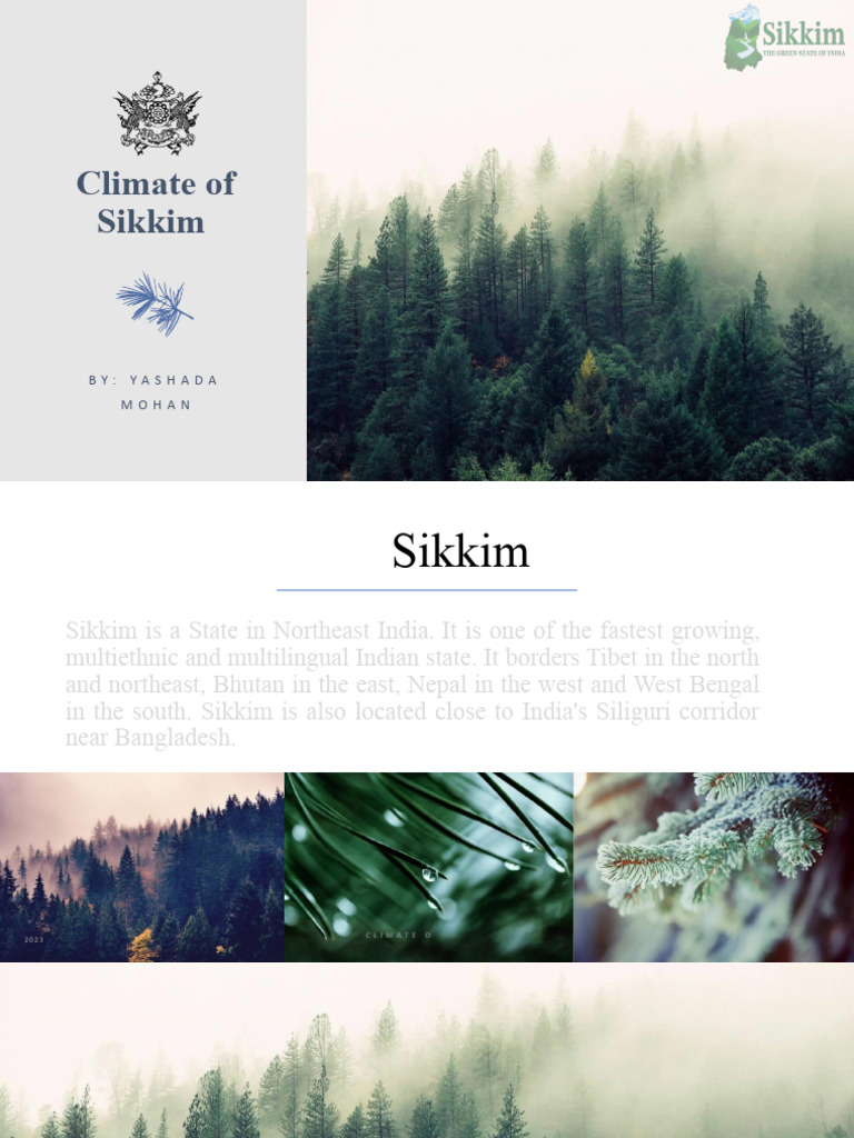 Climate of Sikkim | Download Free PDF | Rain | Monsoon