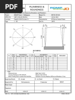 Plumbness Inspection Report | PDF | Tools | Equipment
