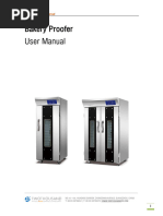 Proofer Operator Manuals | PDF