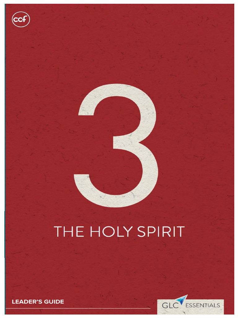 Book 3 The Holy Spirit Leaders Guide UPDATED 01182022 | PDF | God The ...