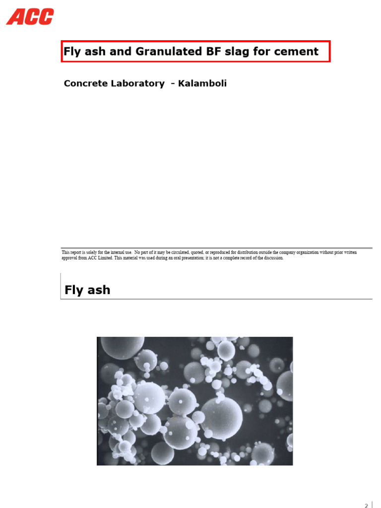 Fly Ash and Granulated BF Slag For Cement | PDF | Secondary Sector Of The Economy | Building ...