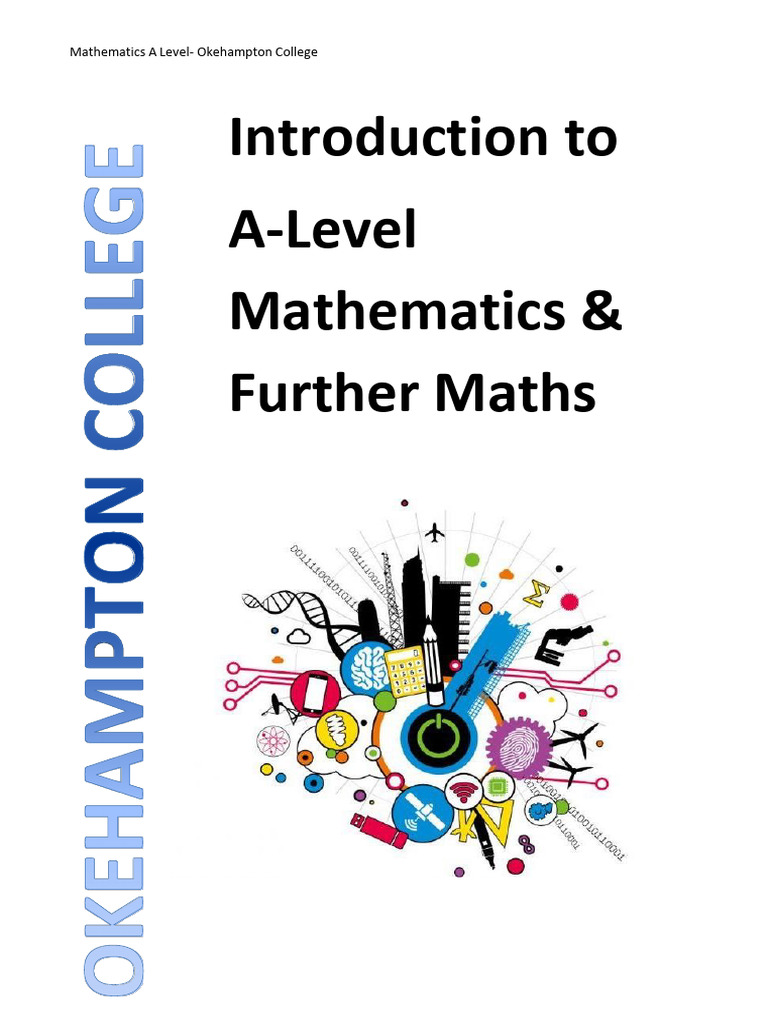 Mathematics Okehampton Booklet Final | PDF | Mathematics | Gce Advanced ...