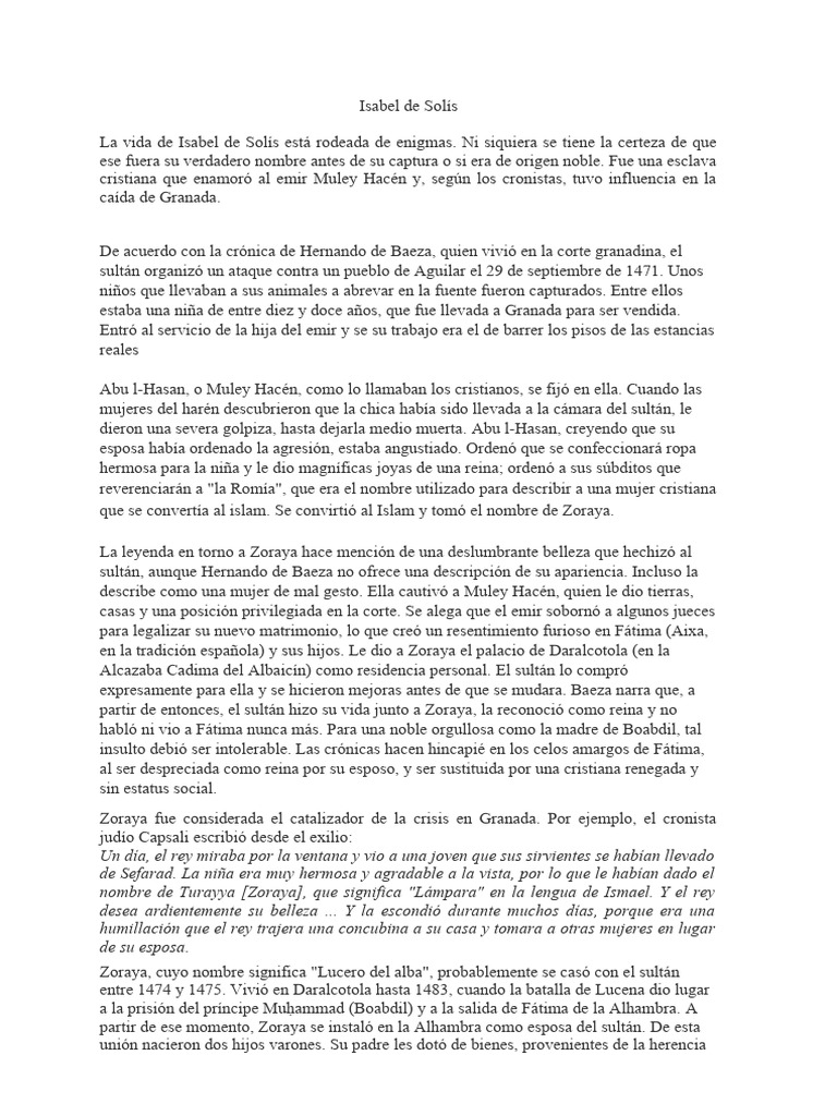 Video Isabel de Solis Mio | PDF | Religión y espiritualidad