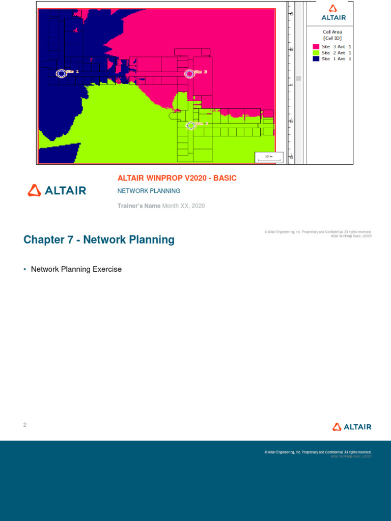 Network Planning with Altair WinProp | PDF | Simulation | Bit Rate