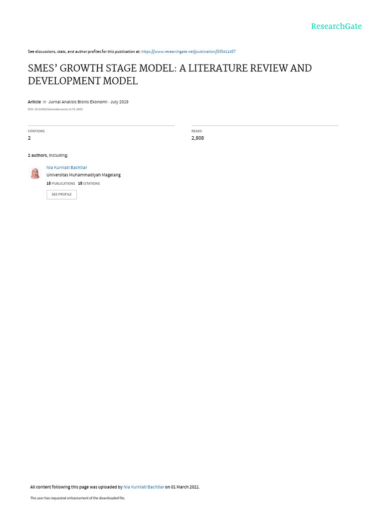 1 Summative SME DEVELOPMENT MODELS | PDF | Disruptive Innovation ...