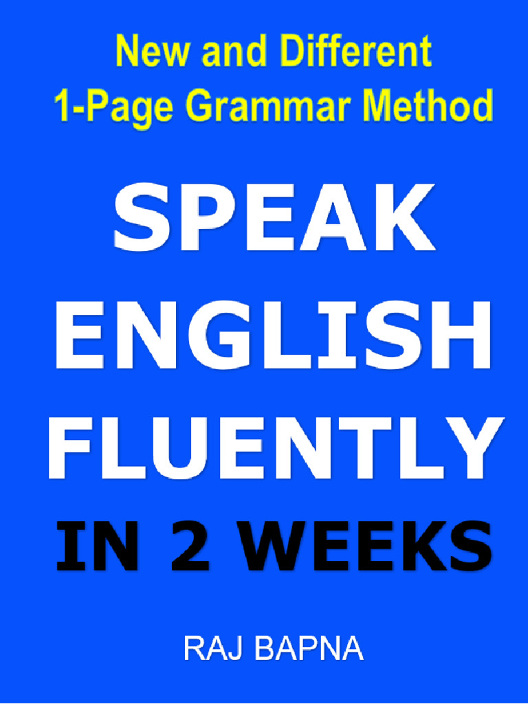 1pg Speak English Fluently v7 | PDF | Fluency | English Language