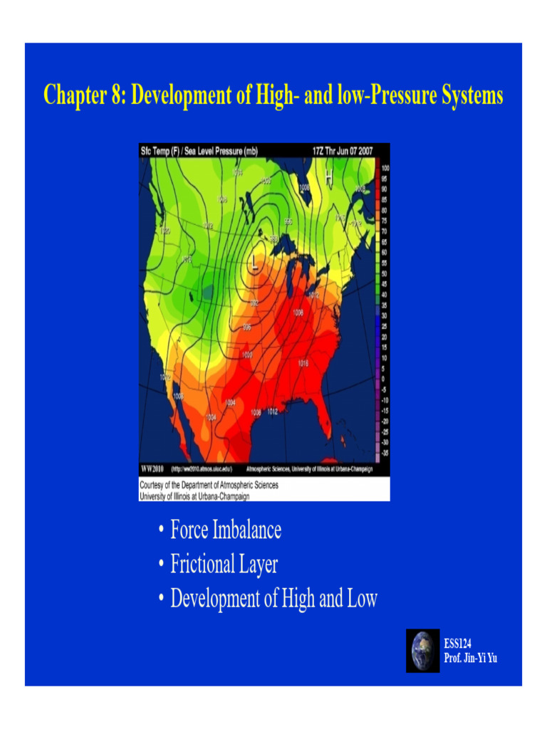 High and Low Pressure System Development | PDF | Jet Stream | Cyclone