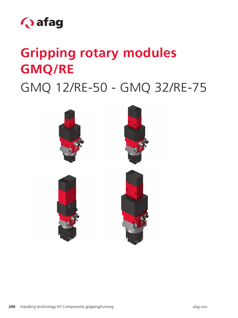 Samiflex Gripping Rotary Modules | PDF | Actuator | Modularity