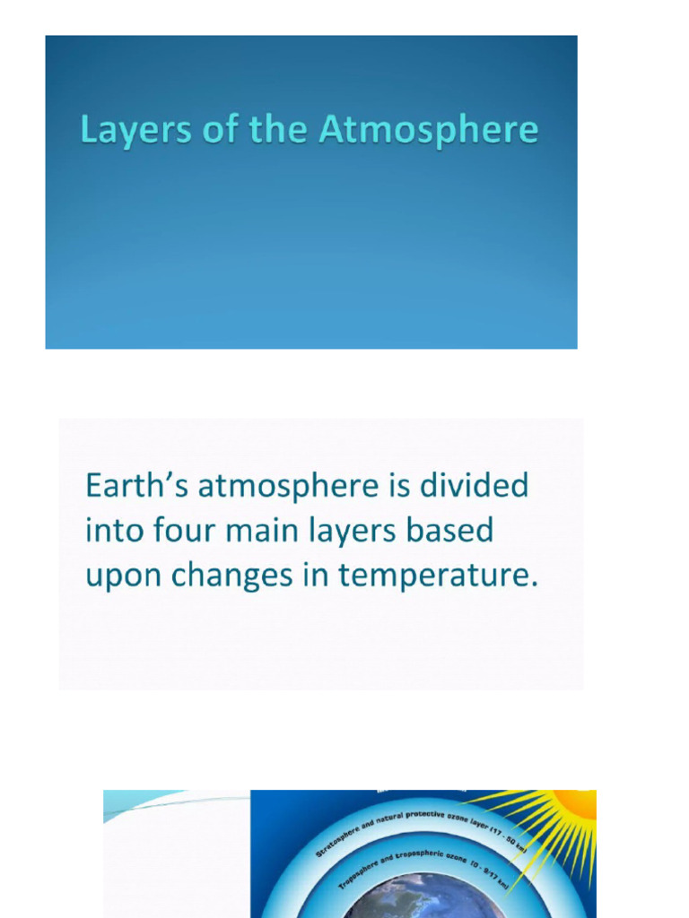 Atmospheric Layers | PDF