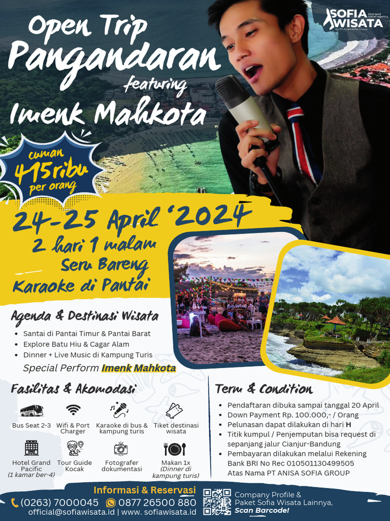 Open Trip Pangandaran | PDF