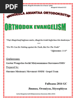 Jireenya Kiristaanummaa Fi Amala Gaarii | PDF | Religion & Spirituality