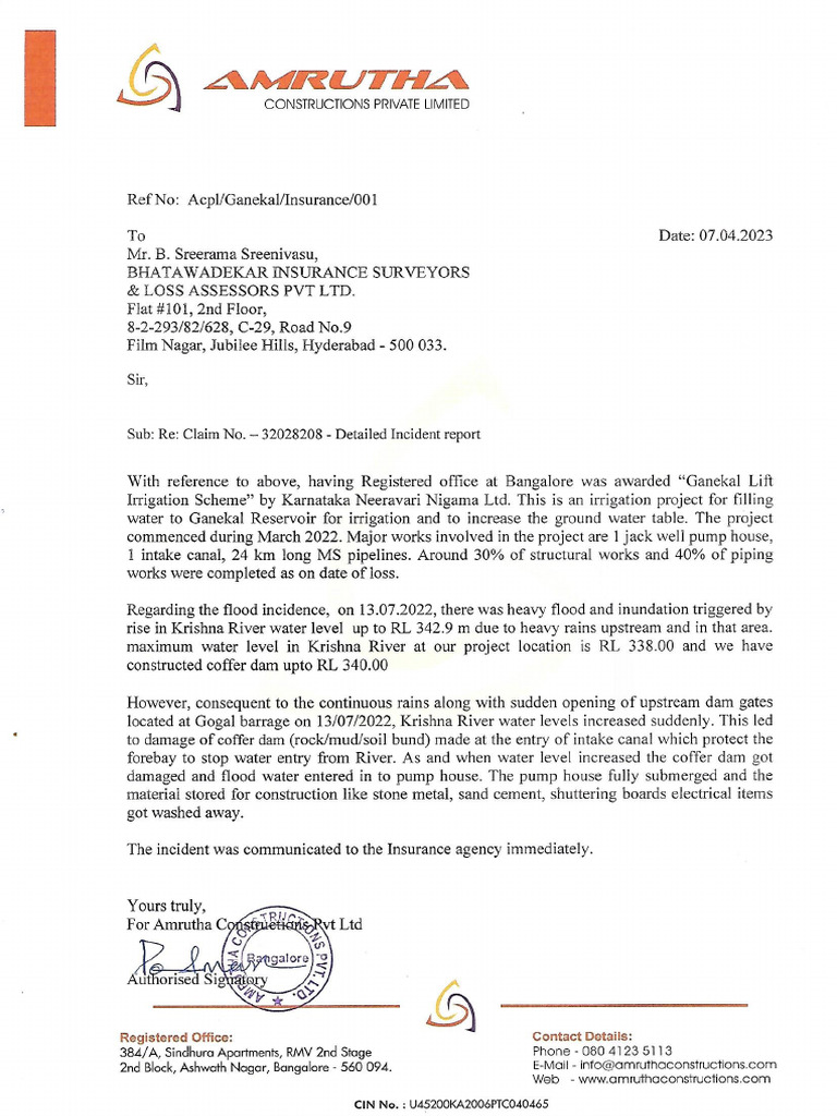 Detailed Incident Report | PDF