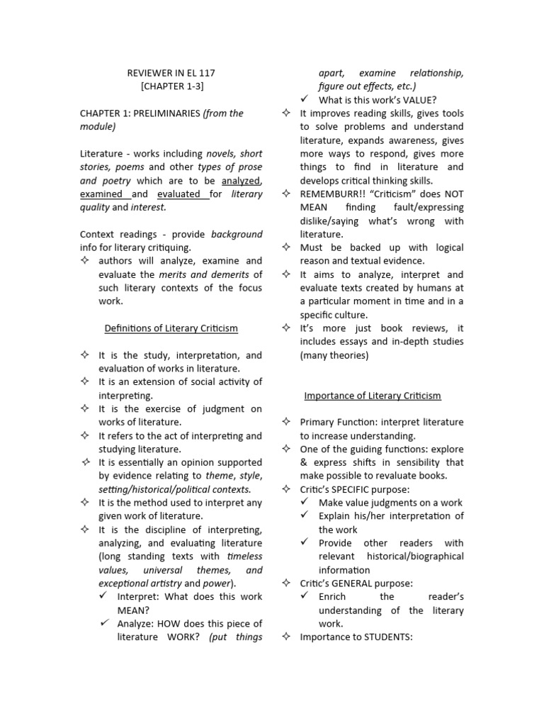 Lit Crit Reviewer | PDF | Ideologies | Sigmund Freud