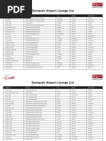 Lounge Access List World PDF | PDF | Economies | Banking Technology