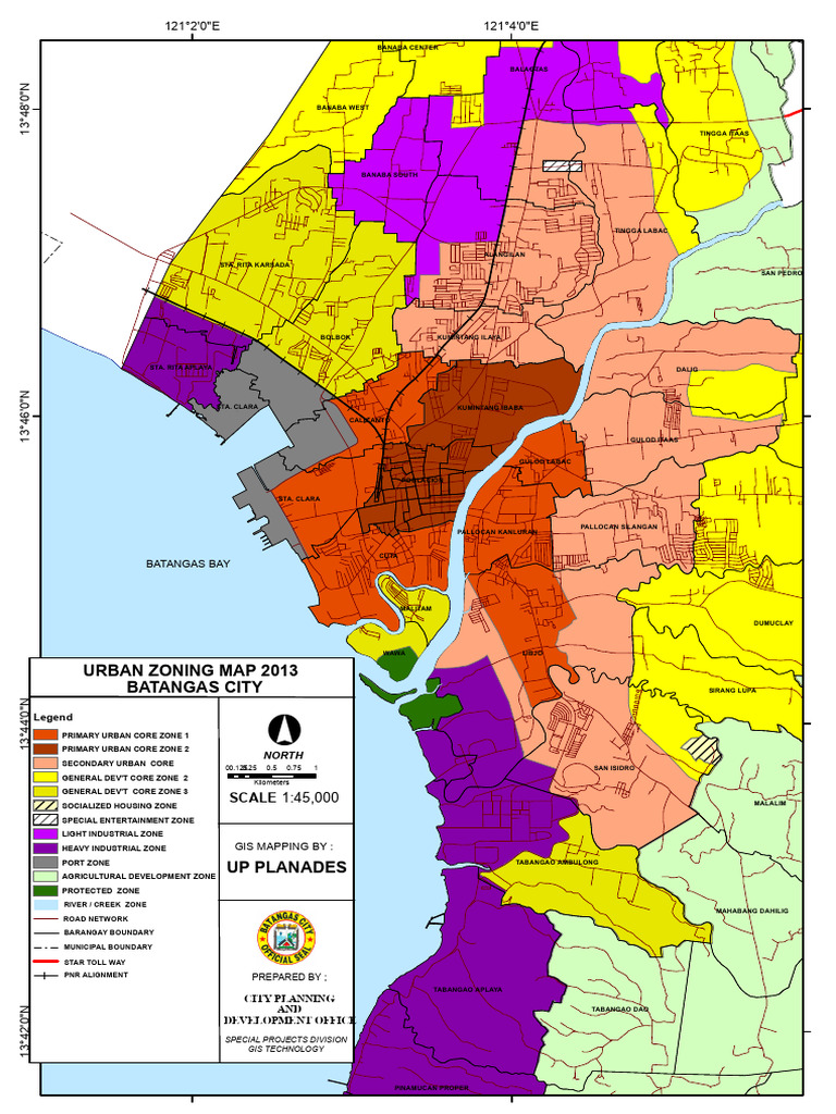 Urban-_Zoning_Map-egf-newestA4 | PDF | Geographic Data And Information ...