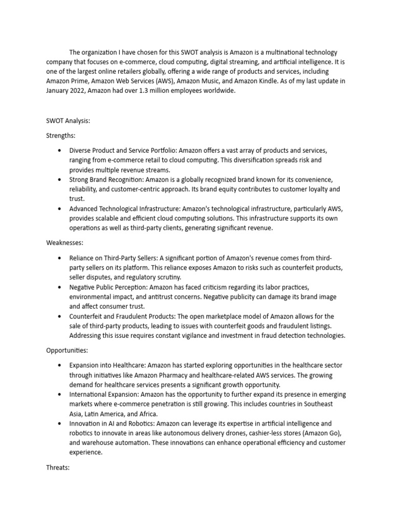 Bus 4407 Learning Journal Unit 3 | PDF | E Commerce | Strategic Management