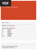 Verbos Irregulares en Presente | PDF