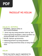 Feature Writing Filipino Example | PDF