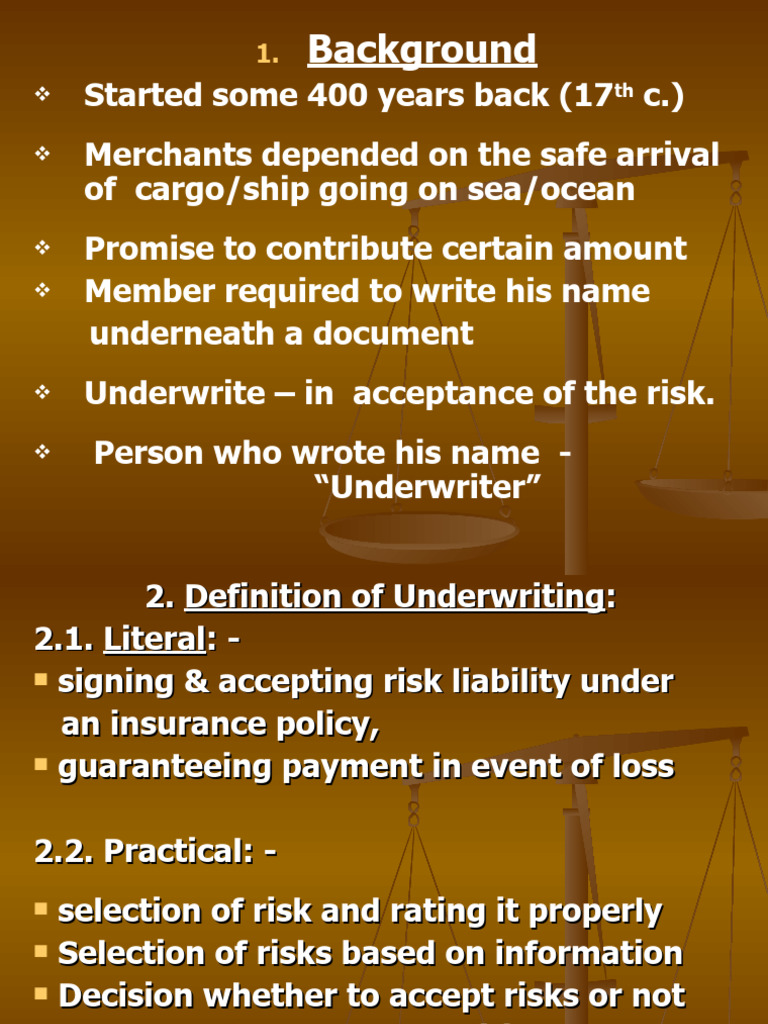 V Underwriting | PDF | Insurance | Underwriting