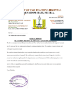 NYSC Medical Fitness Certificate Sample | PDF | Self-Improvement