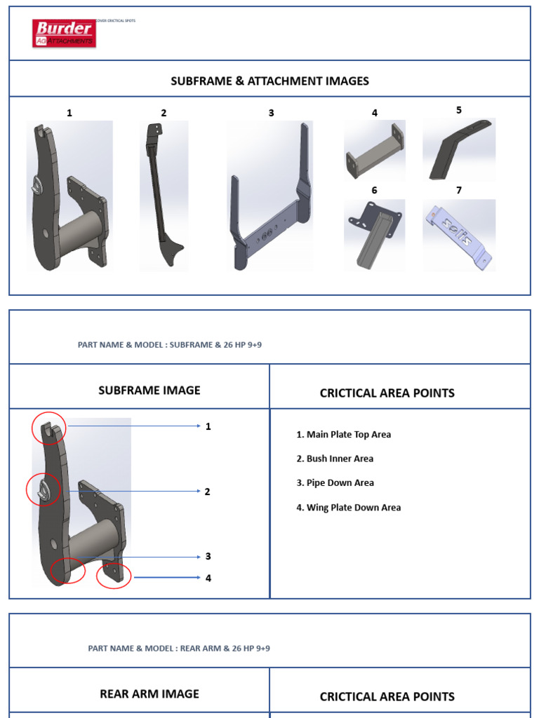 26HP 9+9 ROPS Subframe Critical Areas | PDF | Manufactured Goods ...