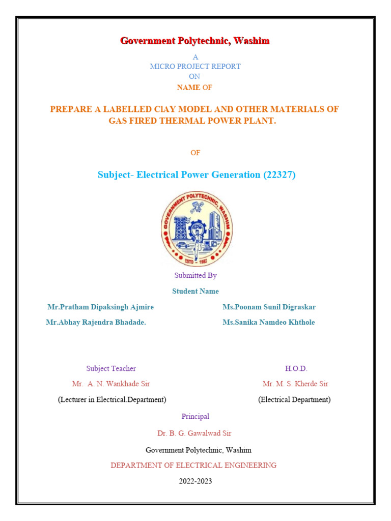 Micro Project (EEC) - Copy - Copy Epg Project Ready Epg Ready | Download Free PDF | Fossil Fuel ...