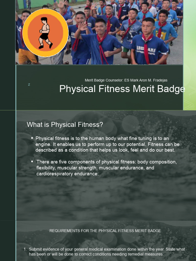 Physical Fitness Merit Badge Requirements | Download Free PDF ...