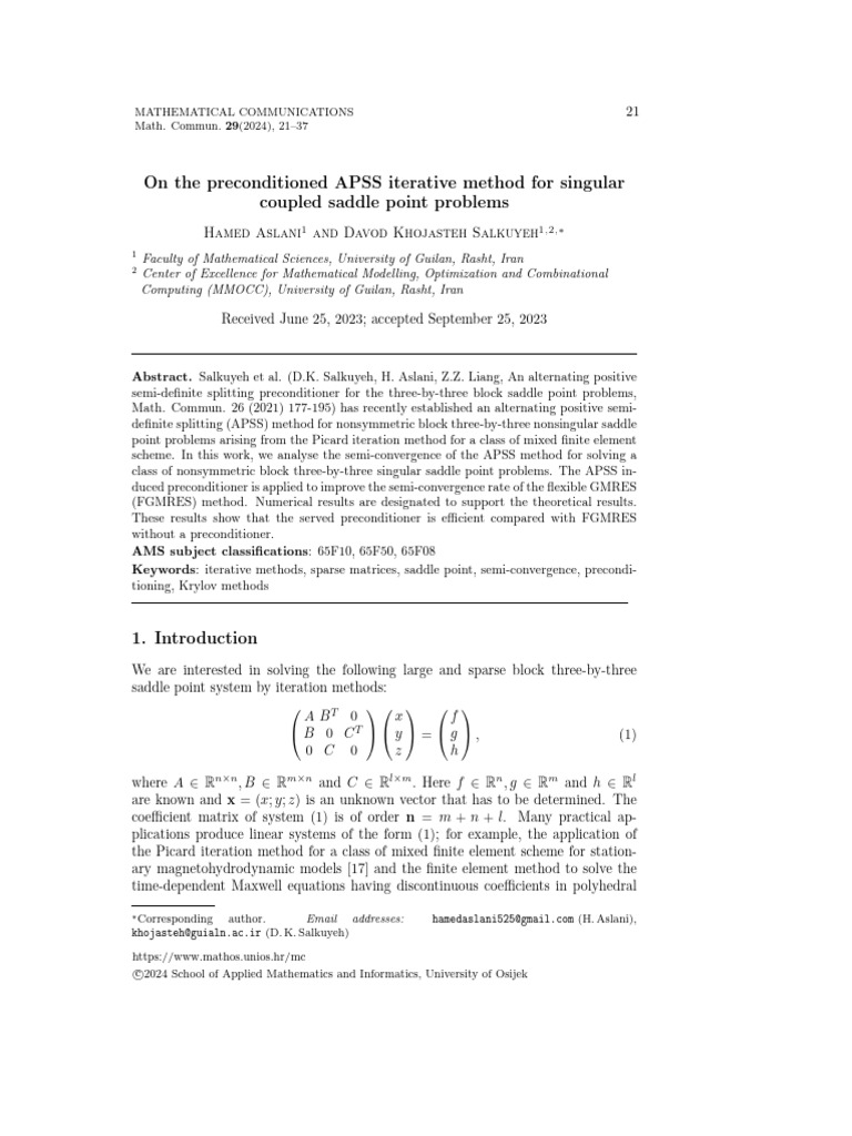 4951 14291 1 PB | PDF | Numerical Analysis | Algorithms