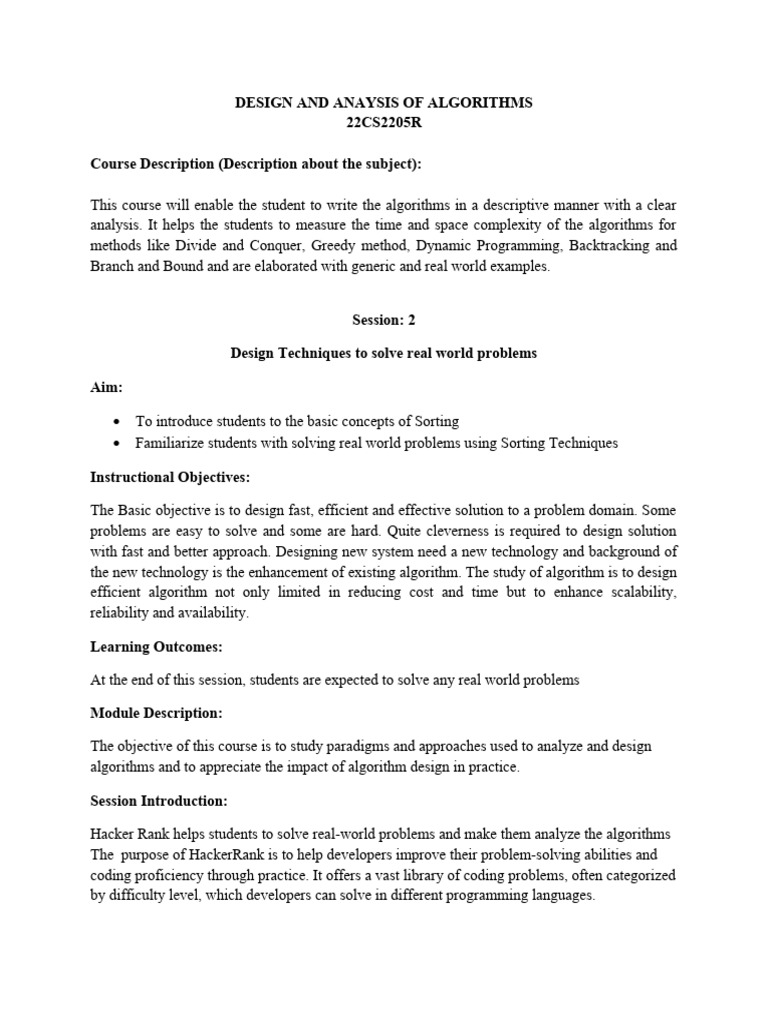 CO-5-COI-1 27_Sorting problems | PDF | Computer Programming | Mathematical Logic