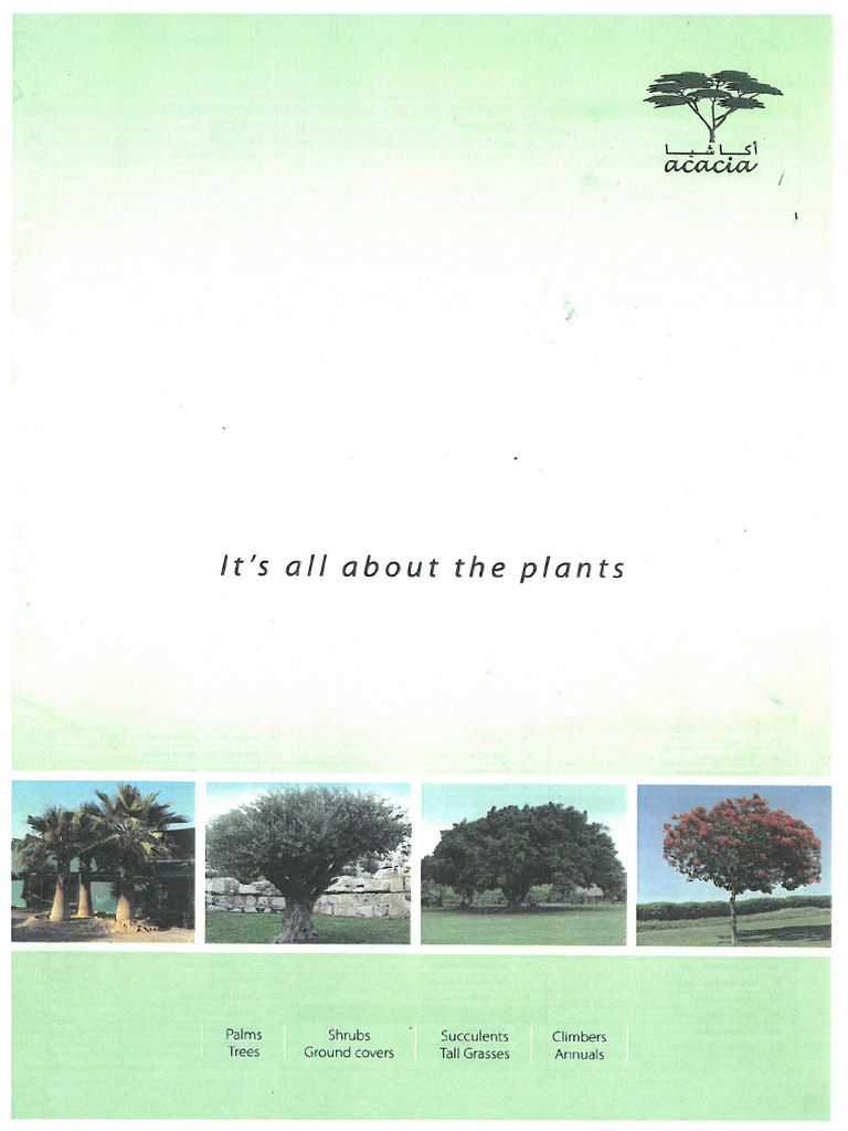 Plant Catalogue - Acacia Nursery | PDF