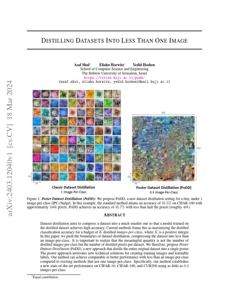 Distilling Datasets Into Less Than One Image | PDF | Artificial ...