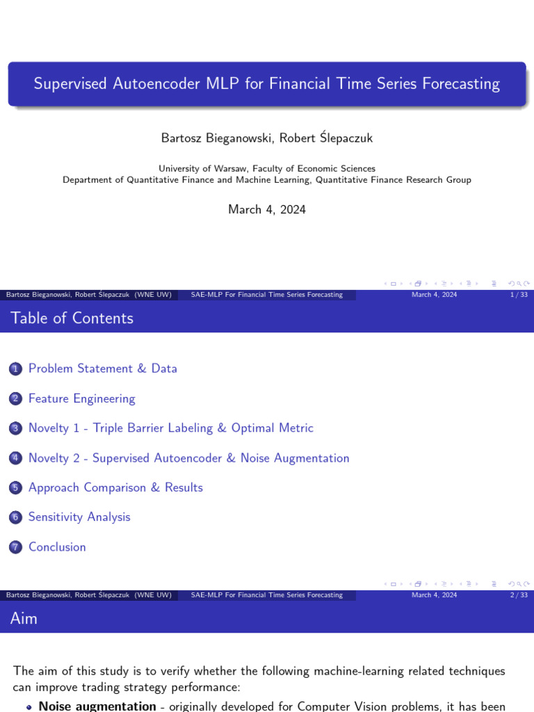 Supervised Autoencoder MLP | Download Free PDF | Time Series ... Supervised Autoencoder MLP | Download Free PDF | Time Series ...