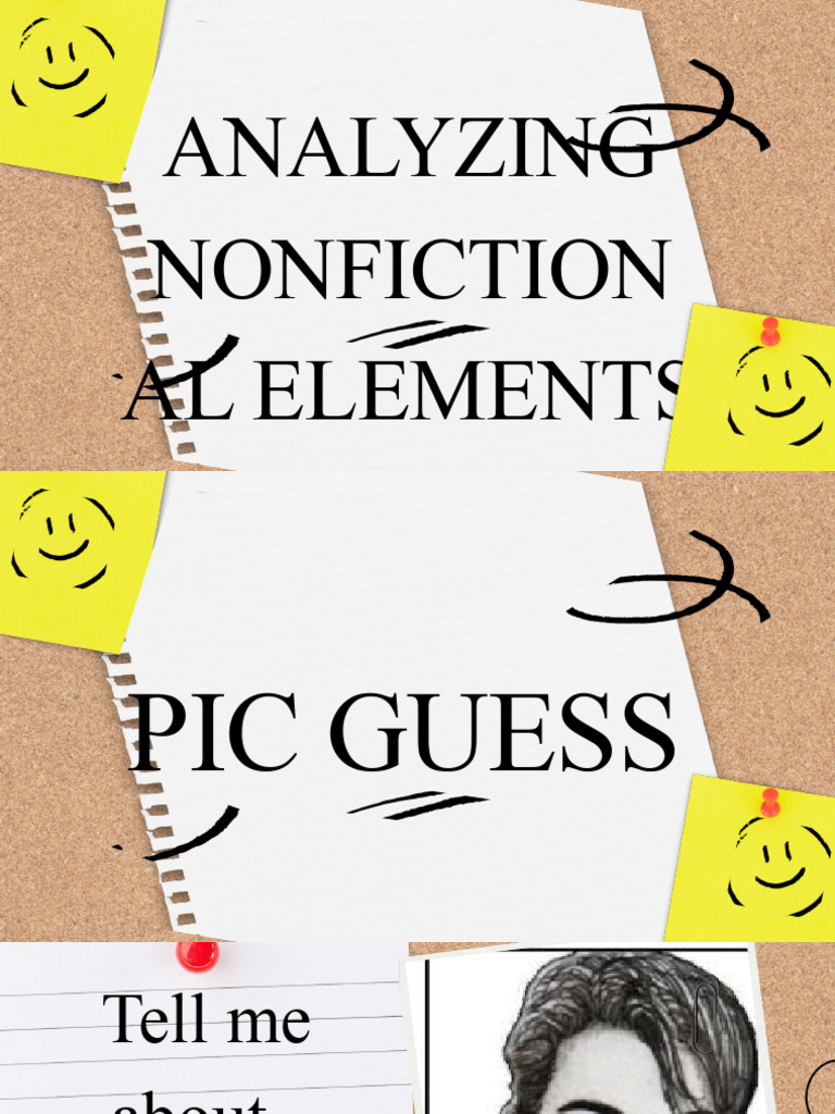 Nonfiction Elements and Analysis Guide | PDF | Narration