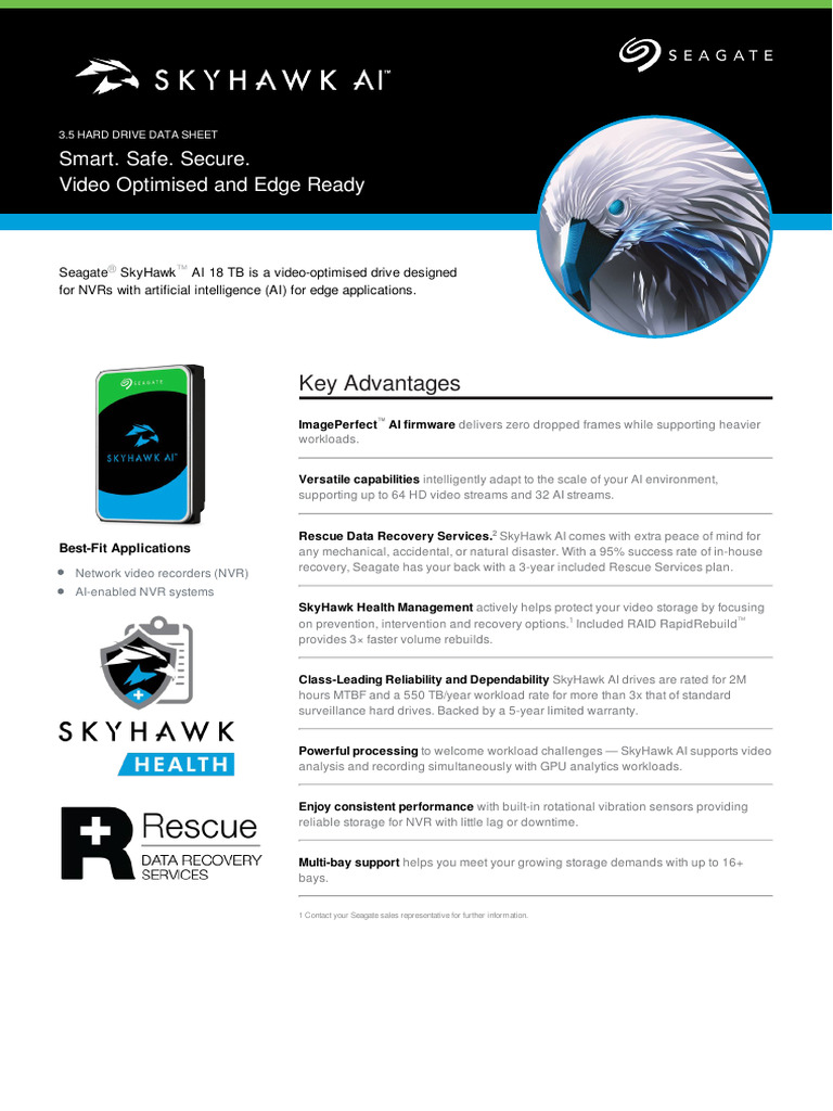 Skyhawk Ai DS1960 12C 2103GB en - AU | PDF | Byte | Hard Disk Drive