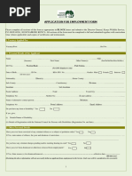 KUTRRH Employment Application Form | PDF | Bachelor's Degree | Diploma