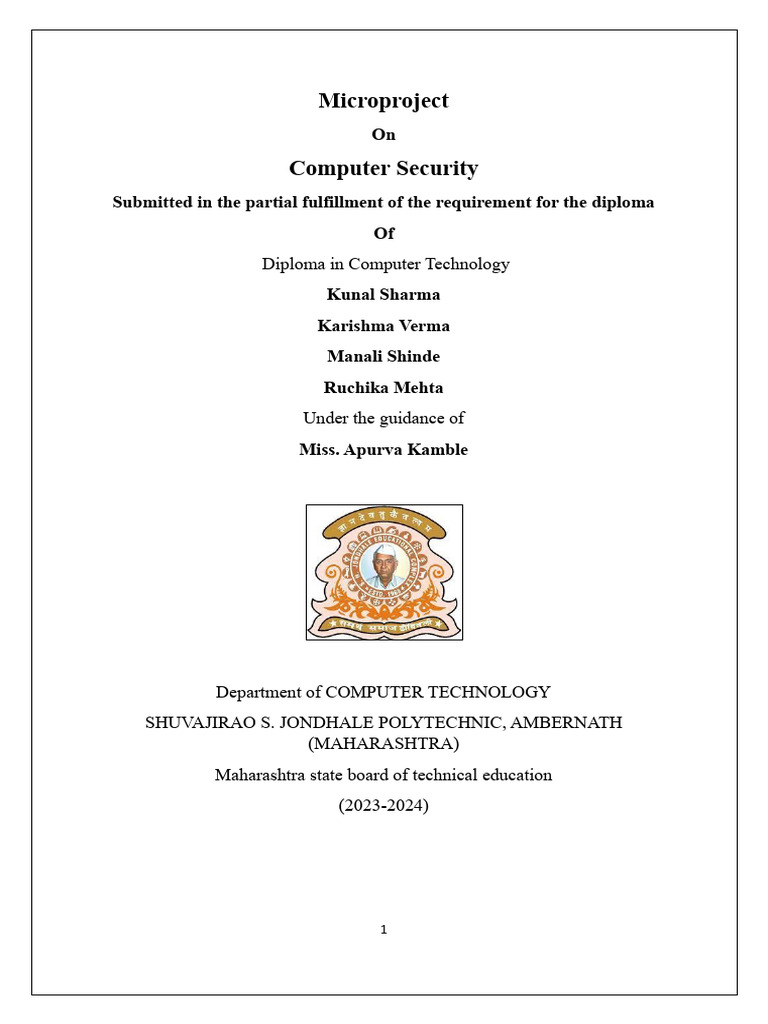 NIS project | PDF | Security | Computer Security