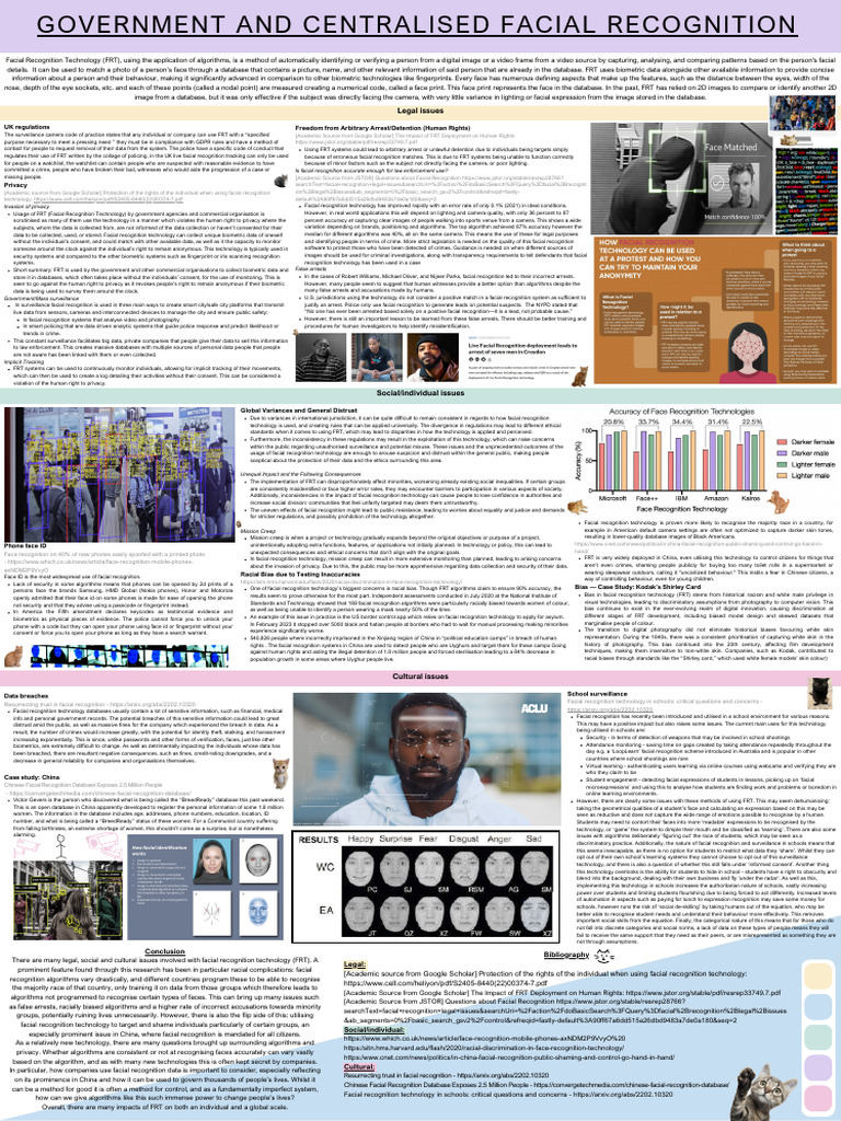Government Use of Facial Recognition | PDF | Surveillance | Biometrics