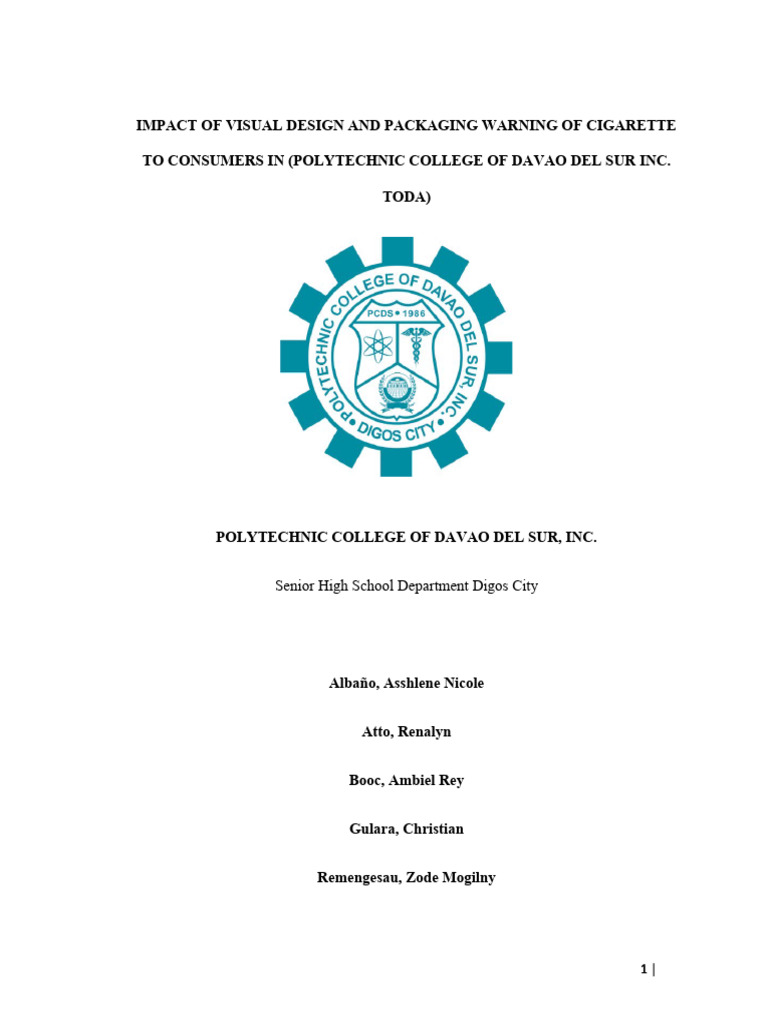 MEGA FINAL | PDF | Cigarette | Tobacco Smoking