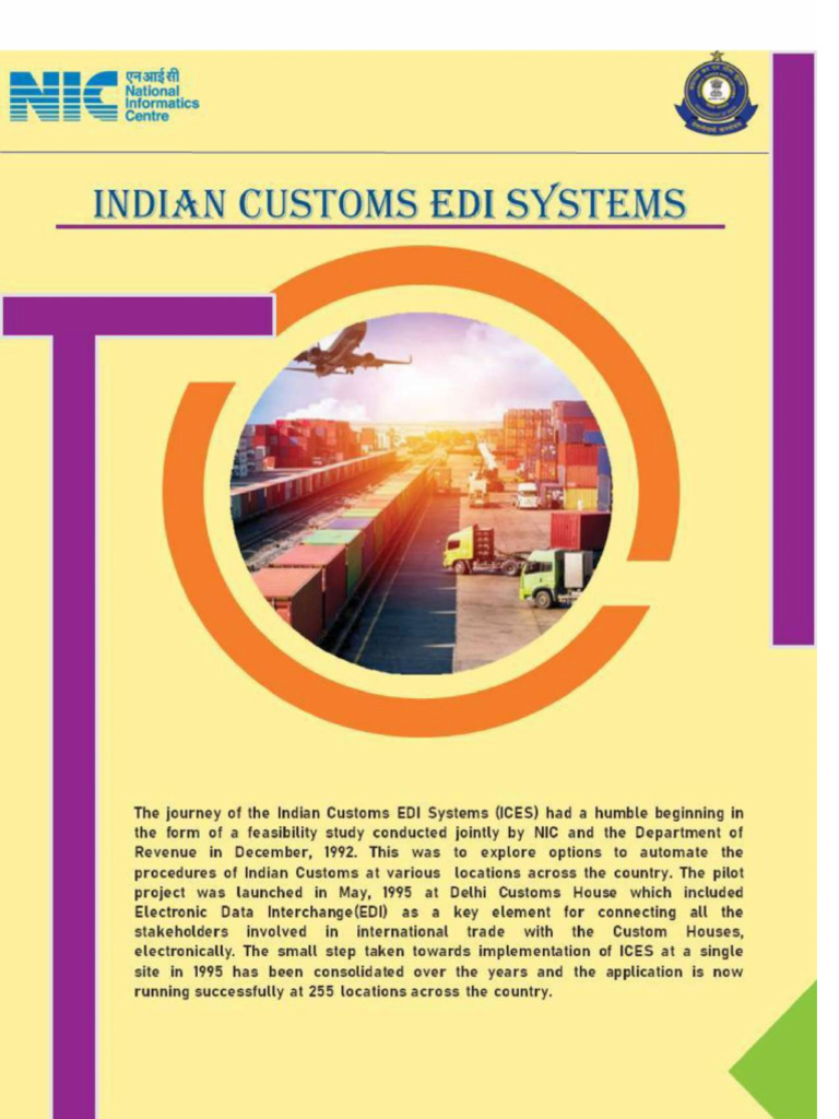 Indian Customs EDI Systems | PDF