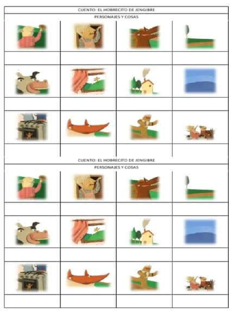 El Hombrecito de Jengibre Actividades | PDF