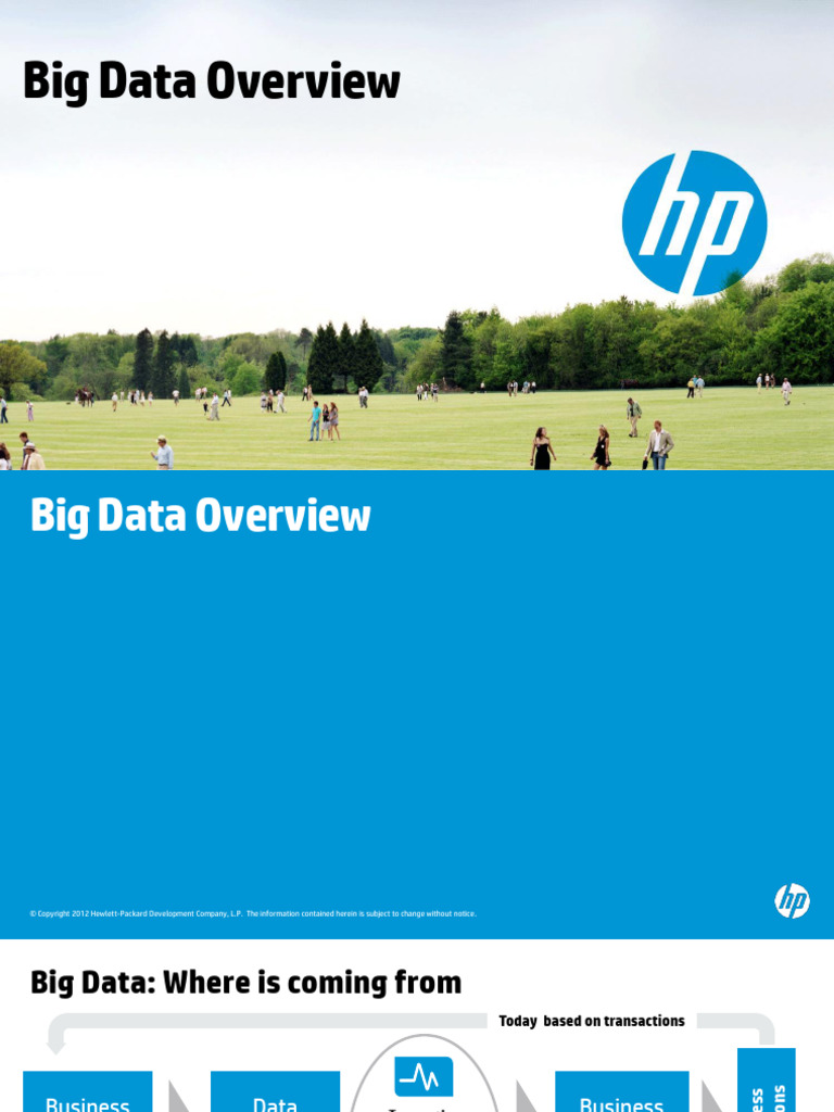 Big Data Overview | PDF | Apache Hadoop | Big Data