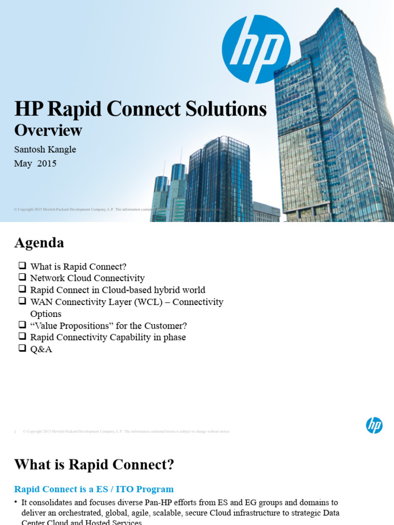 Rapid Connect Solutions Overview | PDF | Cloud Computing | Customer ...