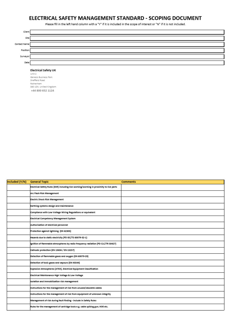 Electrical Safety Management Topics V1 | Download Free PDF | Electrical ...