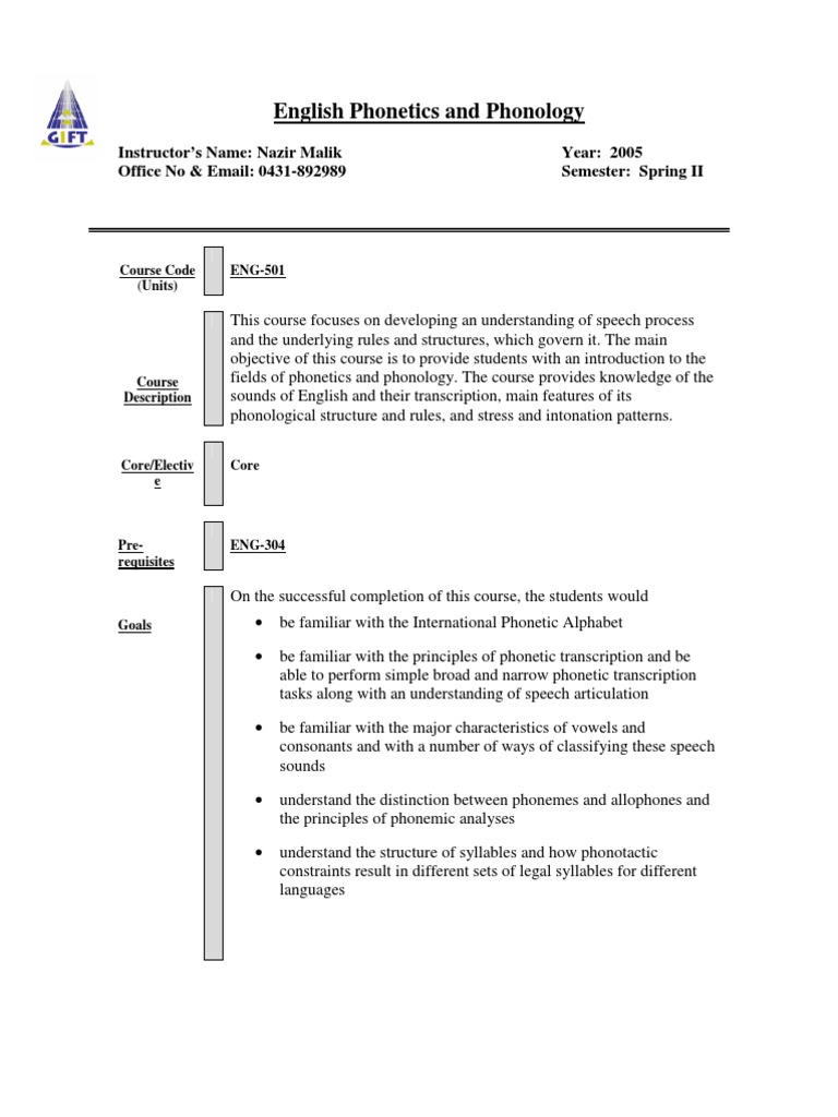 English Phonetics and Phonology | PDF | Phonetics | Consonant