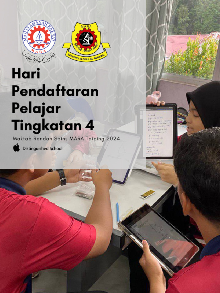 Buku Program Pendaftaran Pelajar T4 2024 | PDF | Ilmu Sosial